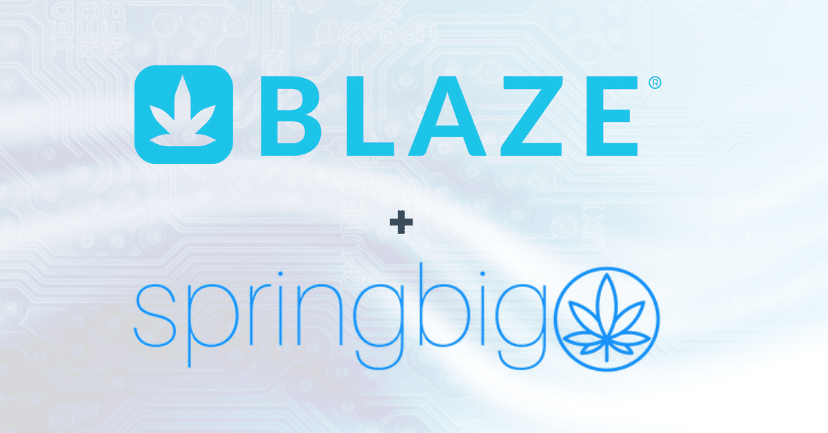BLAZE and springbig Announce 2-Way Integration for Cannabis Loyalty Program | BLAZE