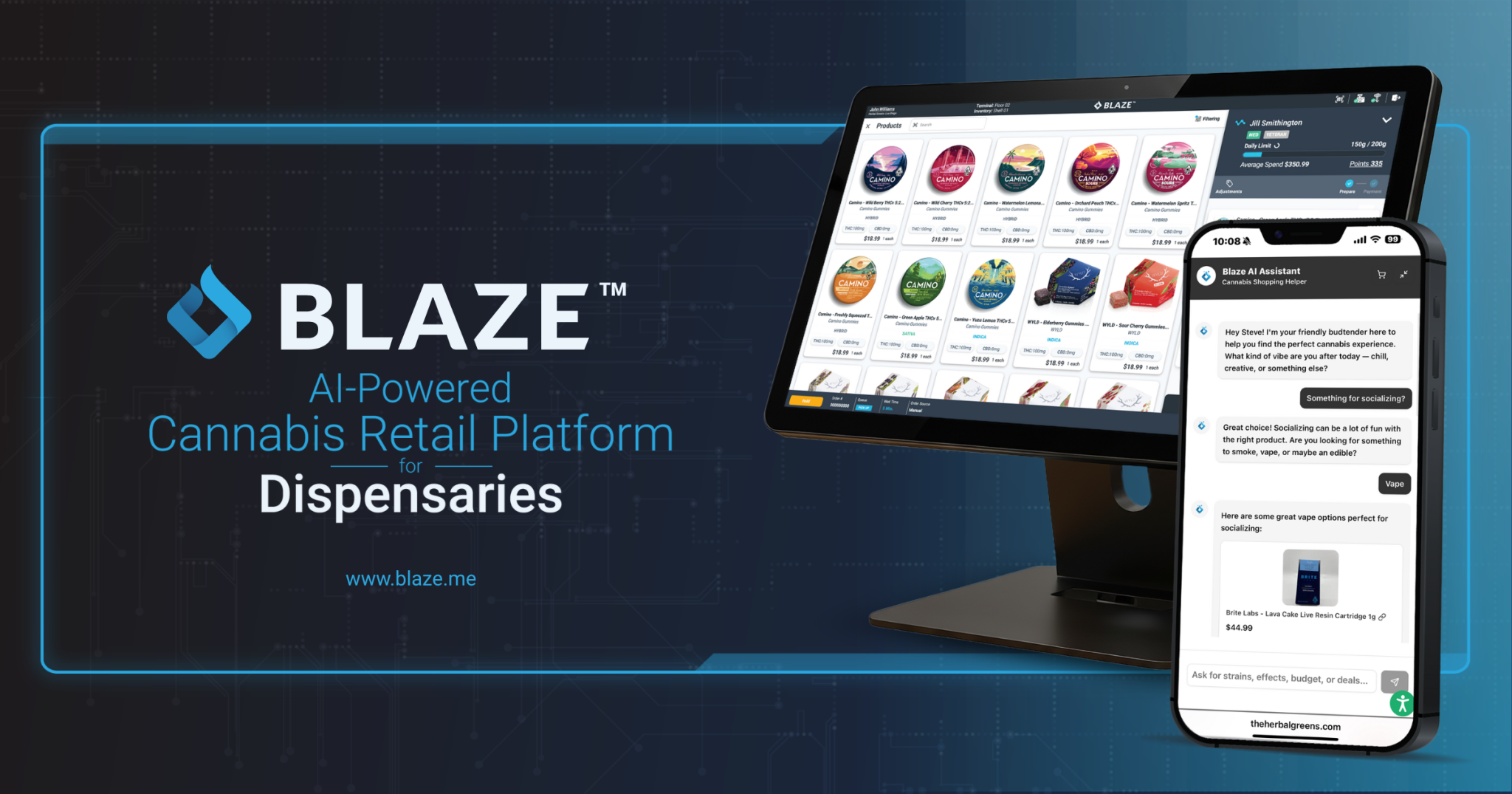 BLAZE Cannabis Software | Dispensary POS System